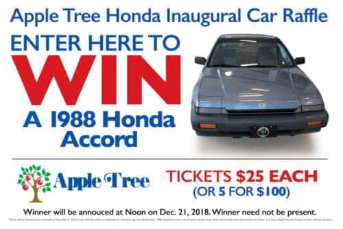 1988 Honda Accord Raffle | Win a Classic Car at Apple Tree Honda