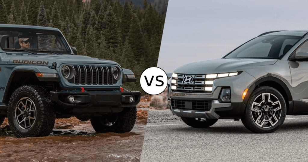 2025 Jeep Gladiator vs. Hyundai SANTA CRUZ | Auburn CDJR