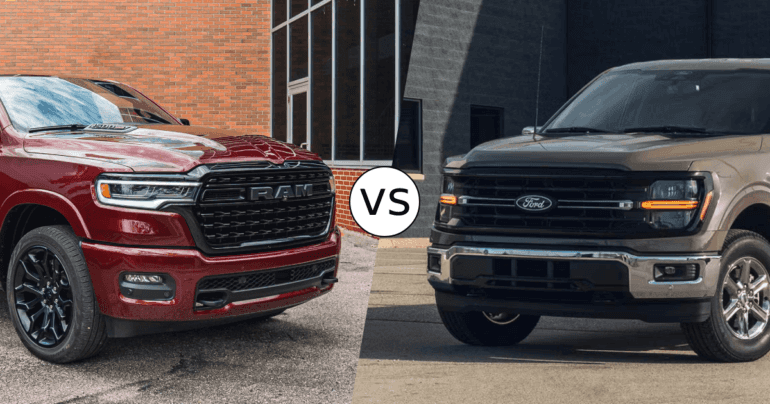 2025 Ram 1500 vs. Ford F-150 | Auburn Chrysler Dodge Jeep Ram