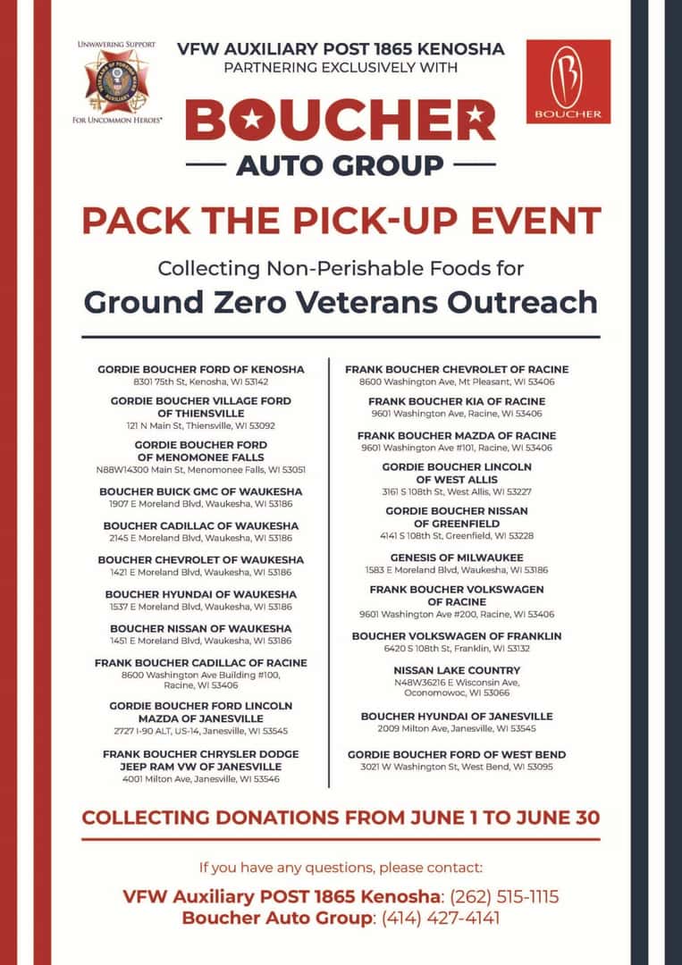 Pack the Pick-Up Event | Boucher Auto Group