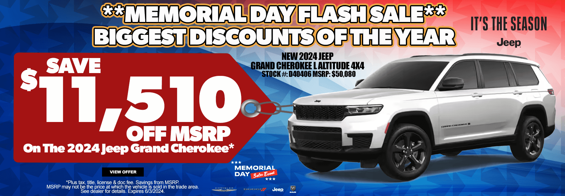 Jeep Memorial Day Sale 2024