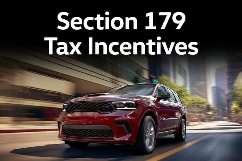 Section 179 Tax Breaks | Eddy's Chrysler Dodge Jeep Ram
