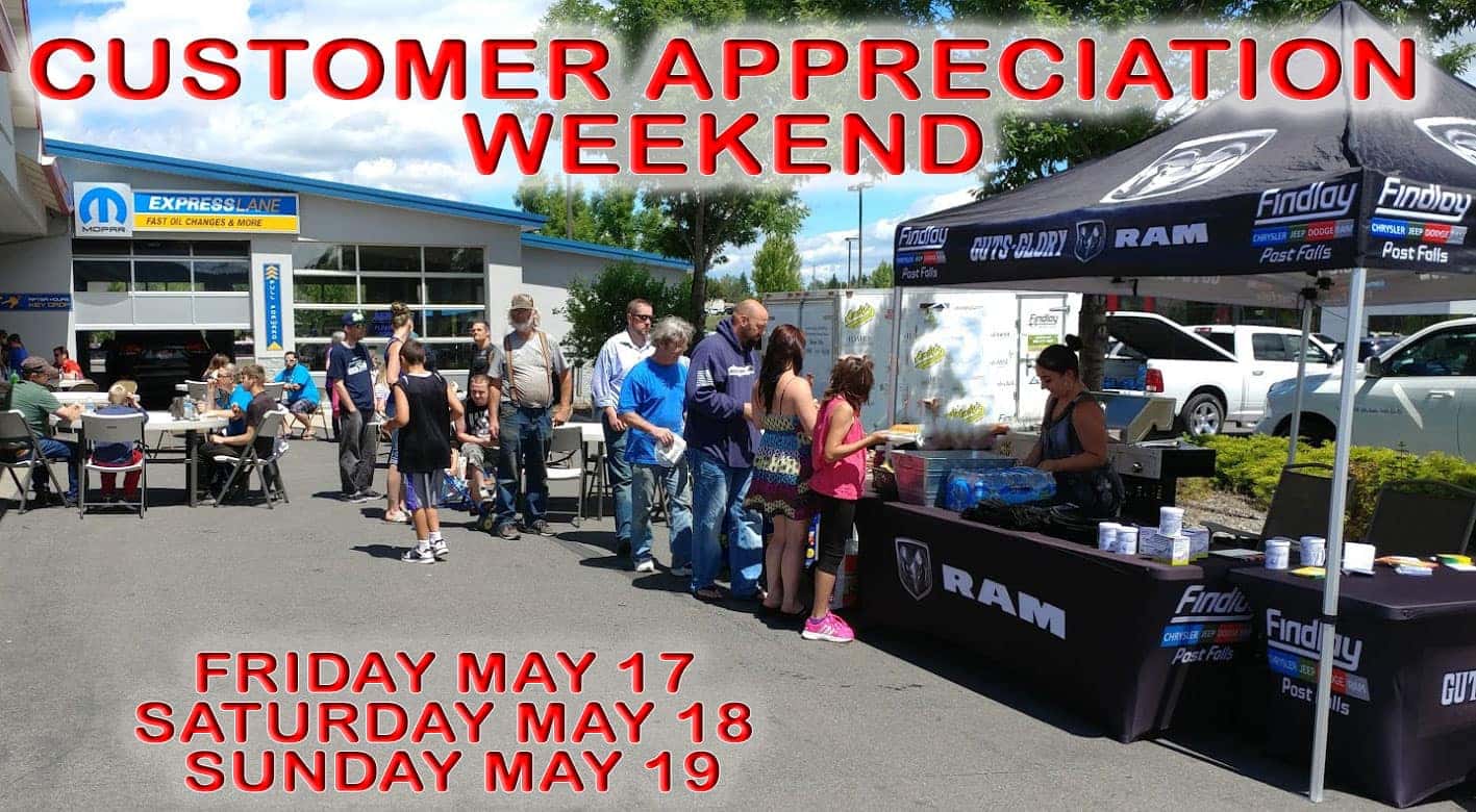 Customer Appreciation Weekend | Findlay Chrysler Jeep Dodge Ram
