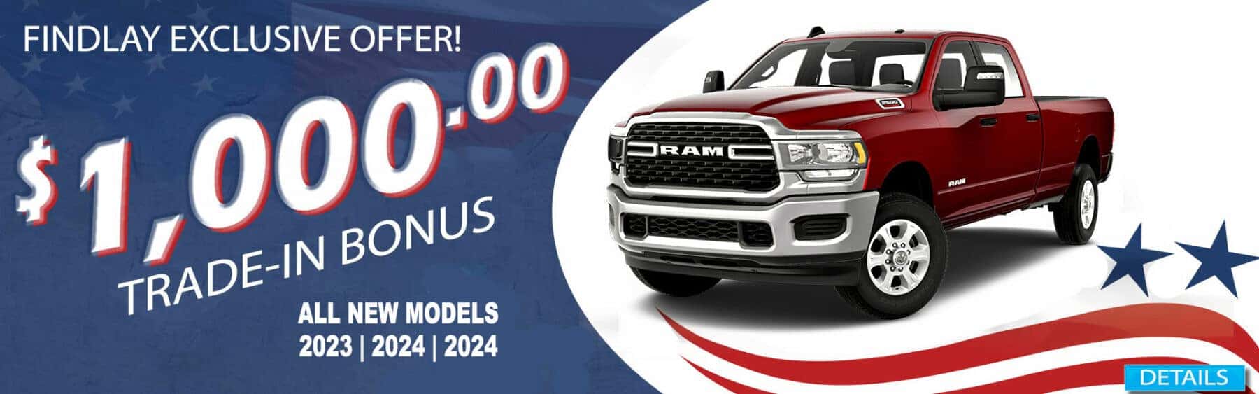 Trade-In Bonus | Findlay Chrysler Jeep Dodge Ram