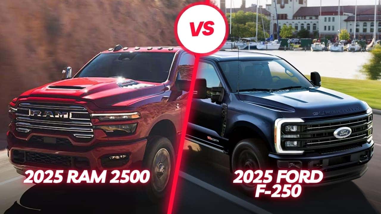 2025 RAM 2500 vs 2025 Ford F-250 Truck Comparison | Findlay Chrysler ...