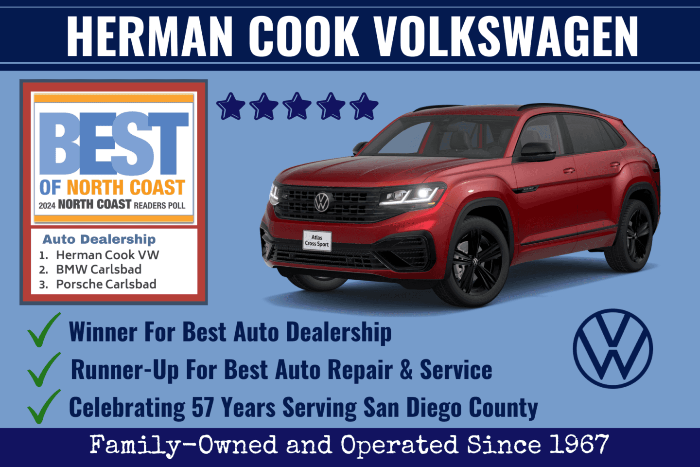 Herman Cook VW Wins Best Auto Dealership in the 2024 Best of North ...