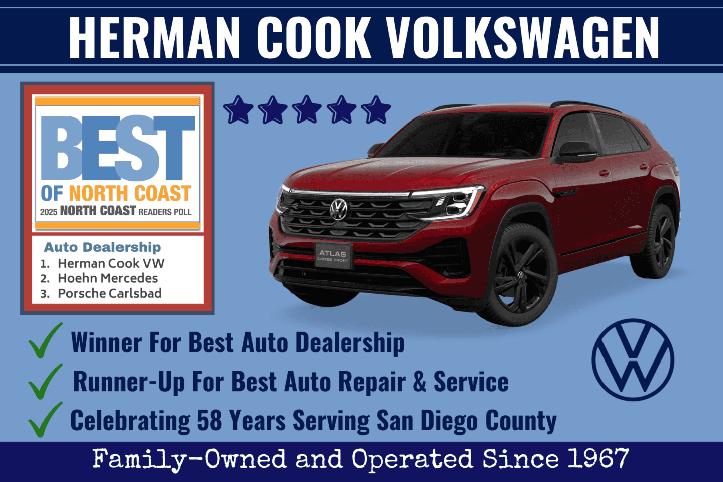 Herman Cook VW Wins Best Auto Dealership in the 2025 Best of North ...
