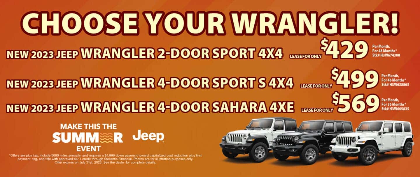 Current New Chrysler, Jeep Special Offers | Hollywood Chrysler Jeep