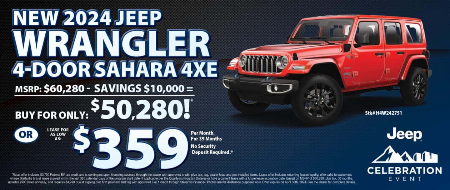 Current New Chrysler, Jeep, Wagoneer Special Offers | Hollywood ...