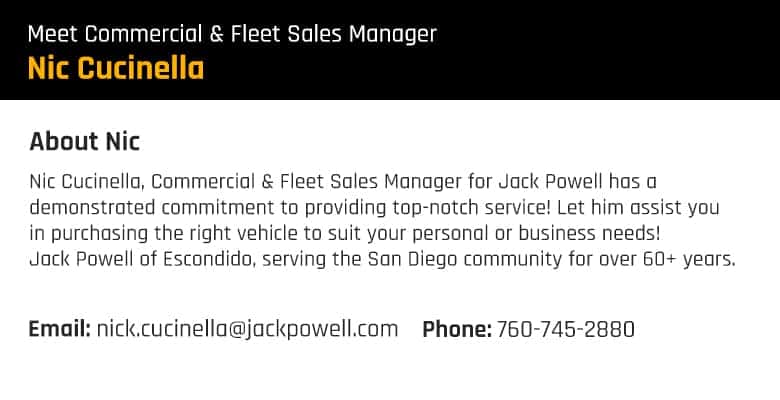 Commercial Vehicle Sales | Jack Powell Chrysler Dodge Jeep Ram