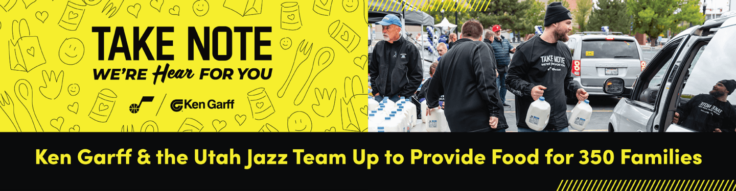 Ken Garff, Utah Jazz Team Up to Provide Food for 350 Families | Ken ...