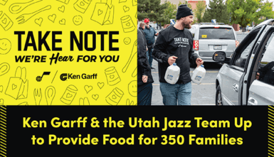 Ken Garff, Utah Jazz Team Up to Provide Food for 350 Families | Ken ...