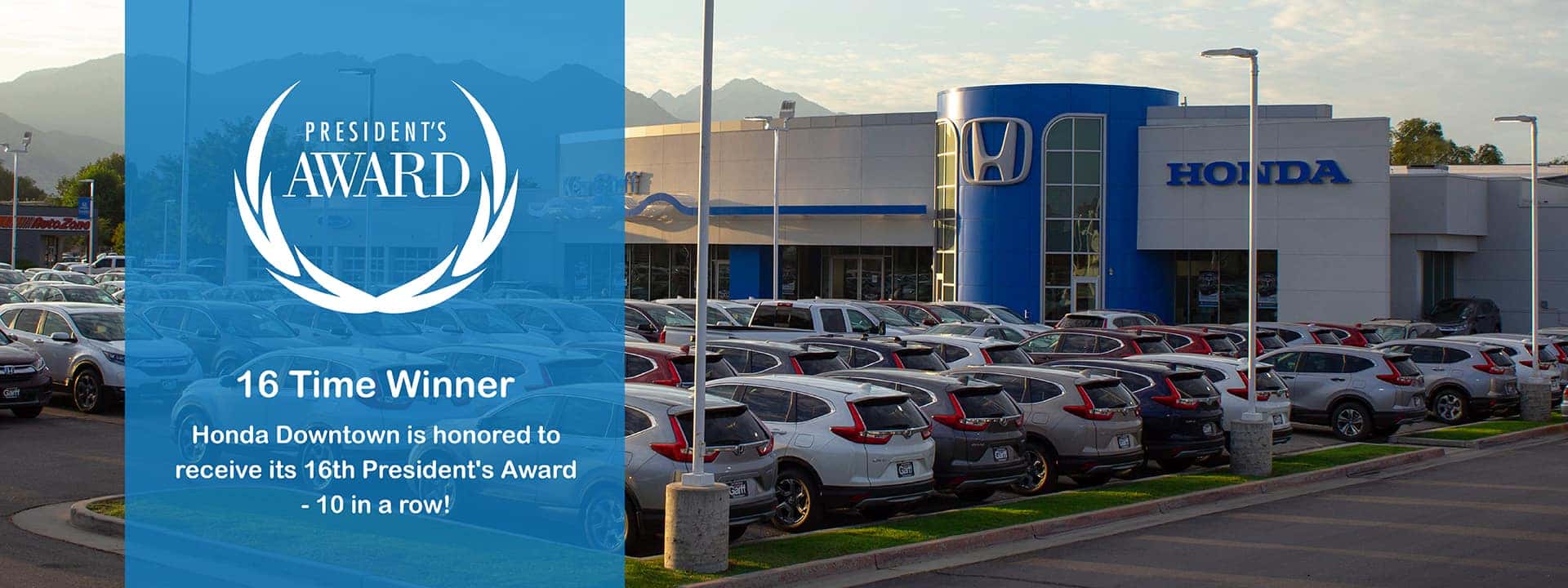 Honda President's Award Winner | Ken Garff Honda Downtown