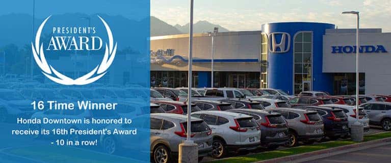 Honda President's Award Winner | Ken Garff Honda Downtown