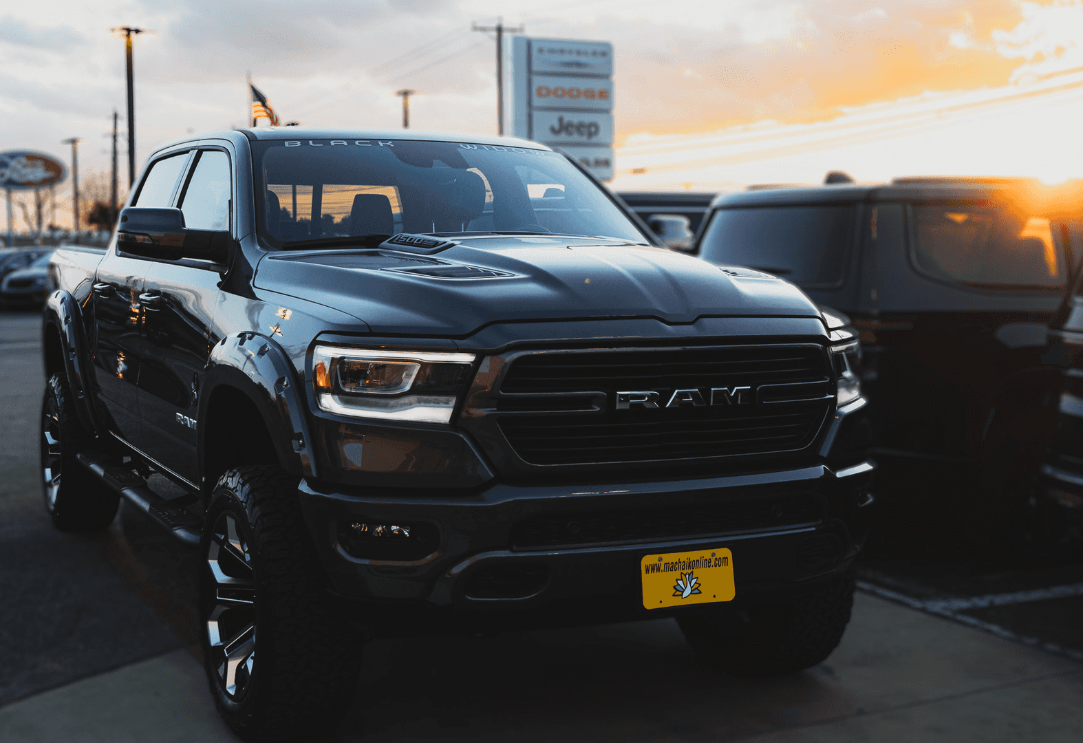 Ultimate Power Meets Luxury: Ram 1500 Black Widow | Mac Haik Dodge ...
