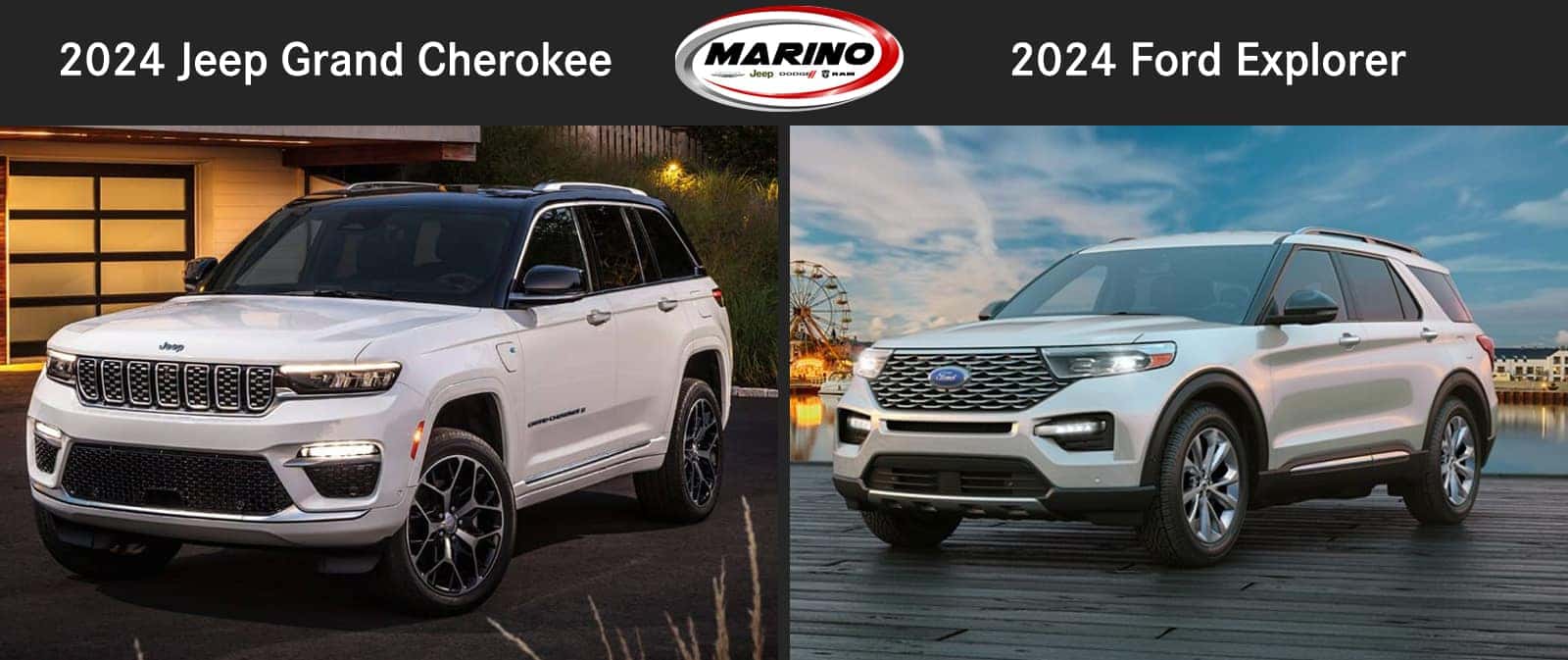 Your Guide to Choosing Between the 2024 Jeep Grand Cherokee and the 2024 Ford Explorer | Marino CJDR