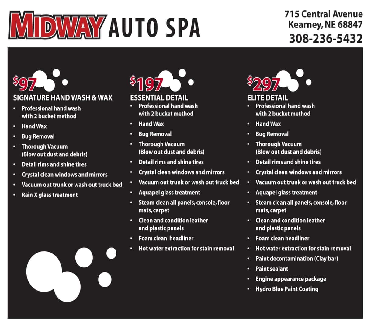 Midway Auto spa specials in Kearney NE - Midway Chrysler Dodge Jeep Ram