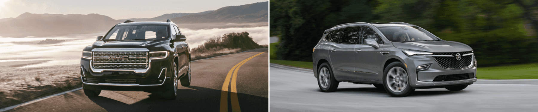 GMC Acadia Vs. Buick Enclave: Compare Your Next 3rd Row SUV
