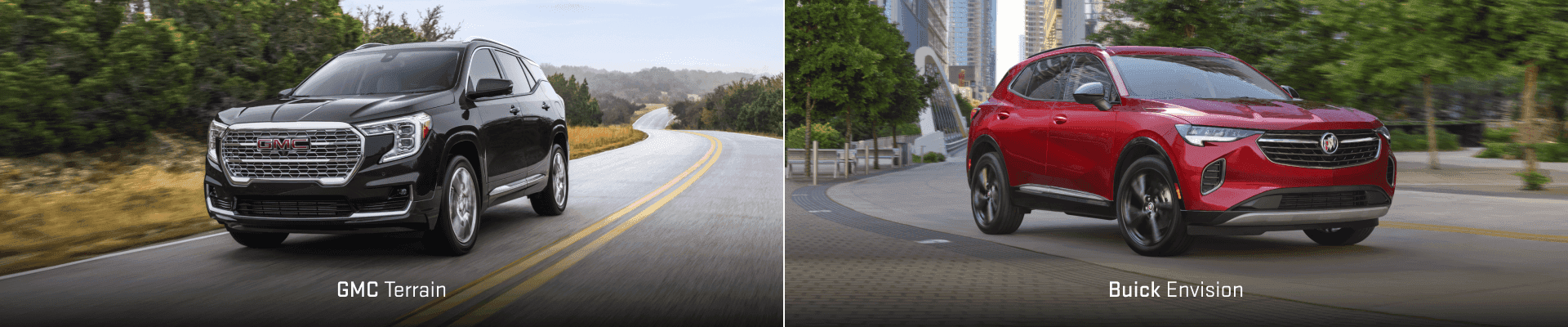 GMC Terrain Vs. Buick Envision: Compare Your Next Compact SUV