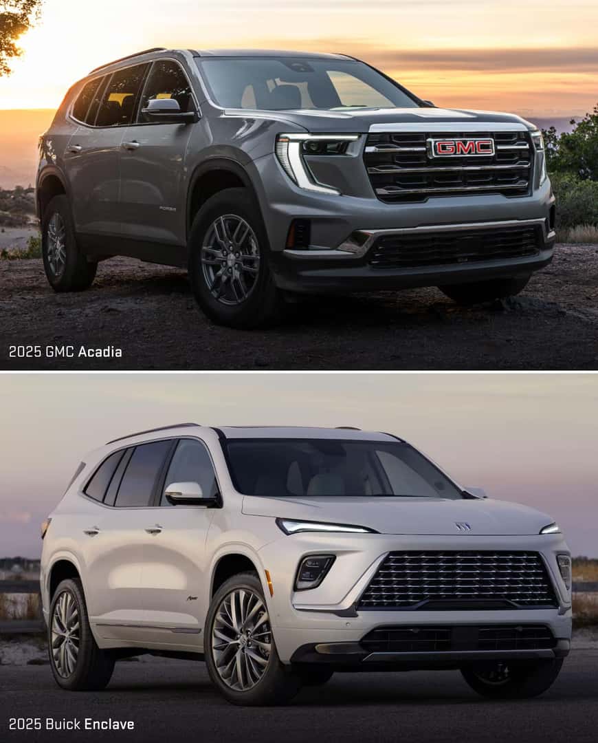 GMC Acadia Vs. Buick Enclave: Compare Your Next 3rd-Row SUV
