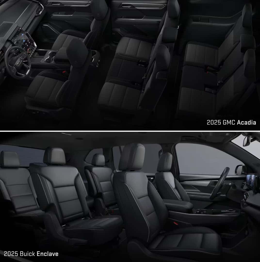 GMC Acadia Vs. Buick Enclave: Compare Your Next 3rd-Row SUV