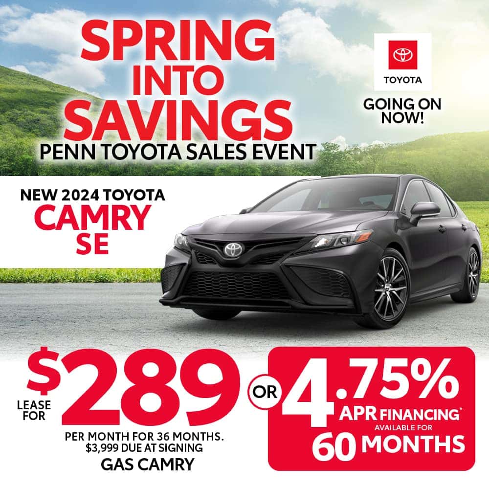 Lease & Finance Specials | Penn Toyota