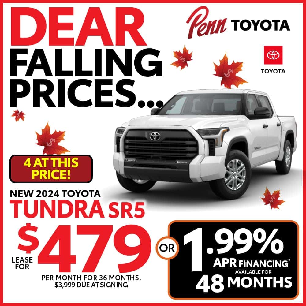 Lease & Finance Specials | Penn Toyota