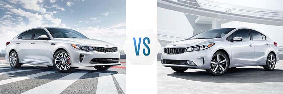 Kia Optima vs Kia Forte | Raceway Kia of Freehold