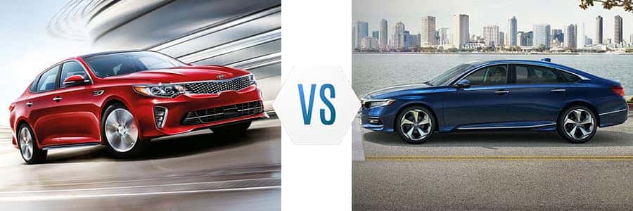 2018 Kia Optima vs Honda Accord | Dealer near Long Branch NJ